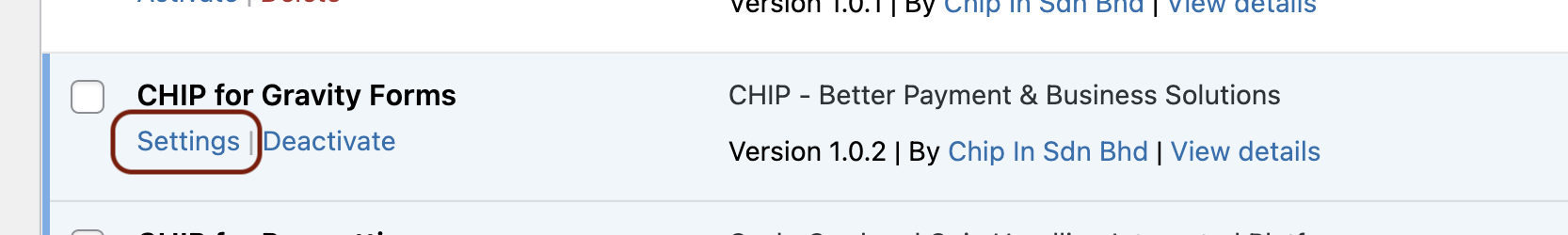 CHIP Collect - CHIP for Gravity Forms: getting started