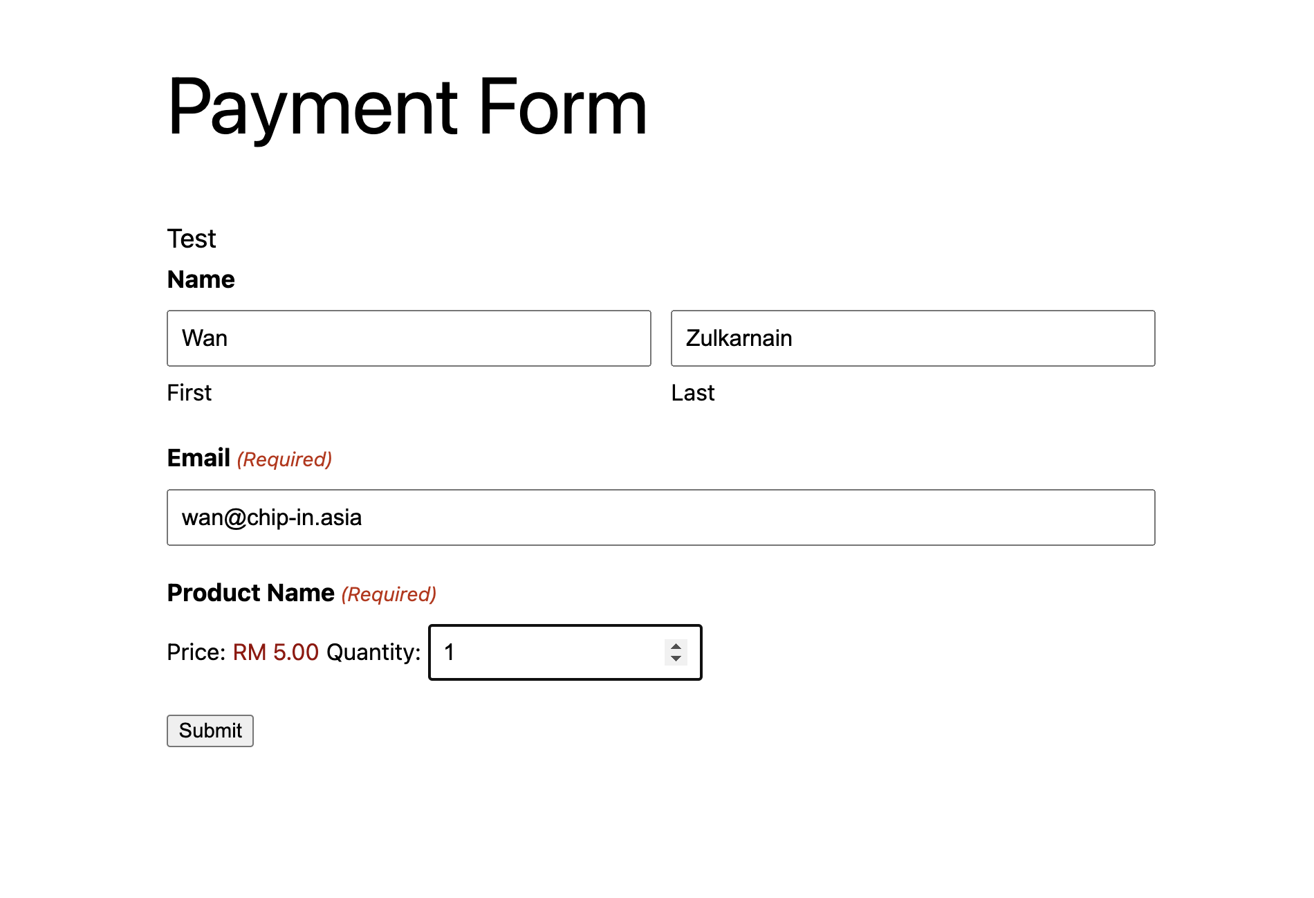CHIP Collect - CHIP for Gravity Forms: getting started