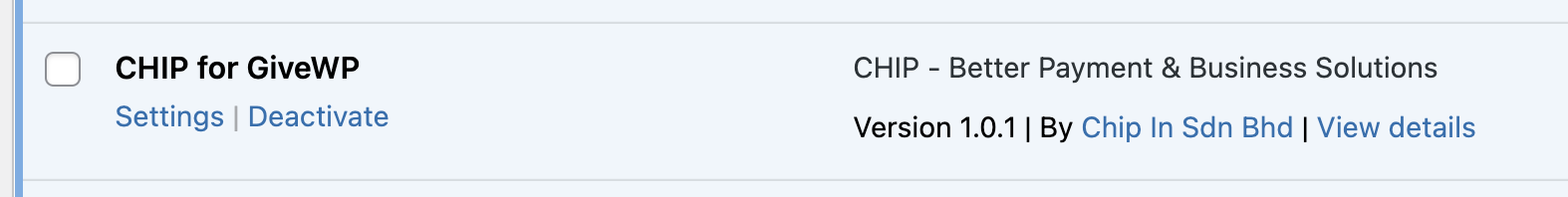 CHIP Collect - CHIP for GiveWP: getting started