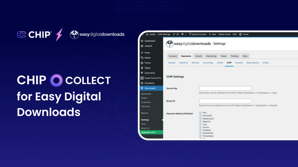 CHIP Collect - CHIP for Easy Digital Downloads: getting started